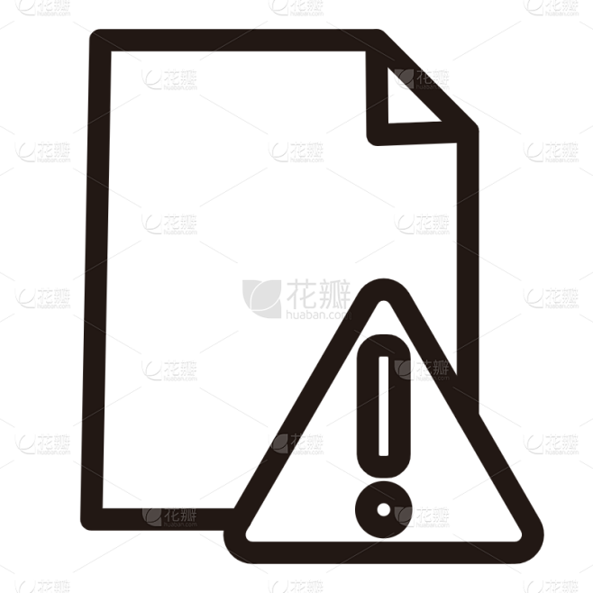 ICON-矢量警告警示图标11