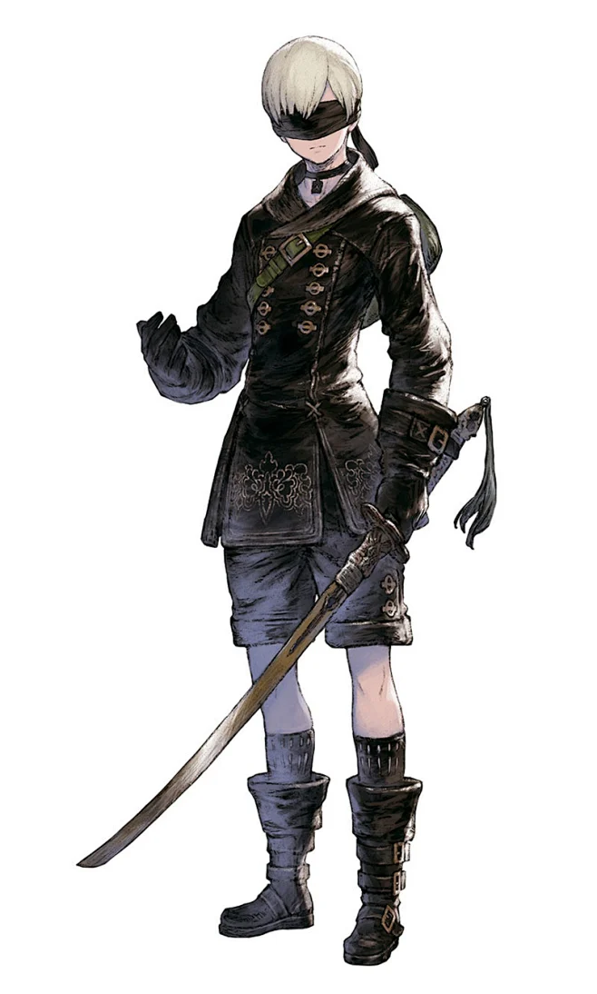 9S Art from NieR Reincarnation-花瓣网