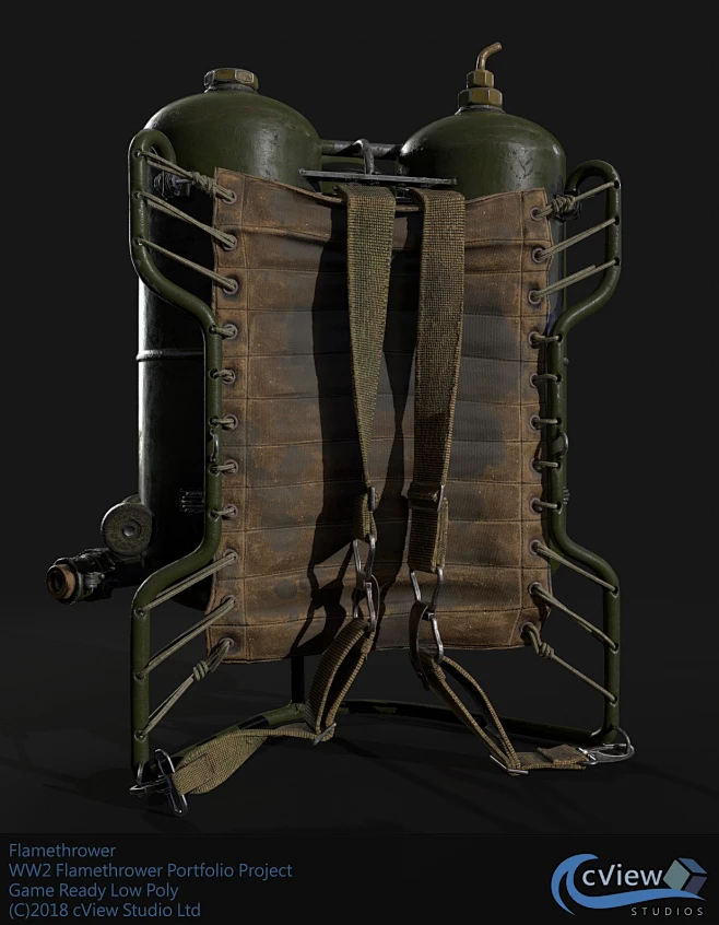 WWII M2-2 Flamethrower, Shashank sharma : WWII M2-2 Flamethrower i did ...