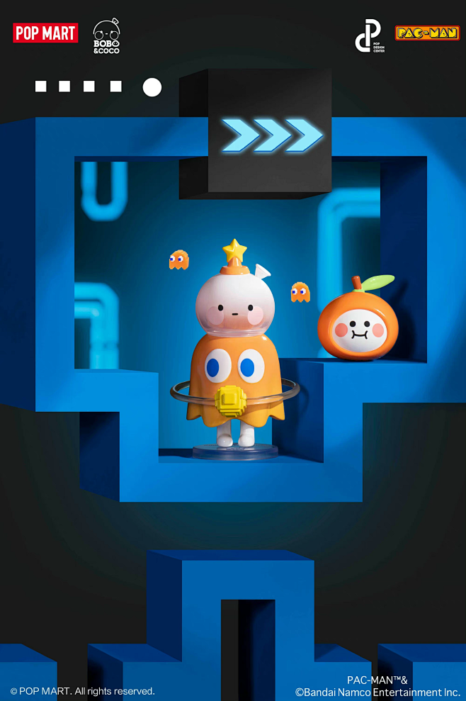 PAC-MAN X BOBO&COCO太空系列