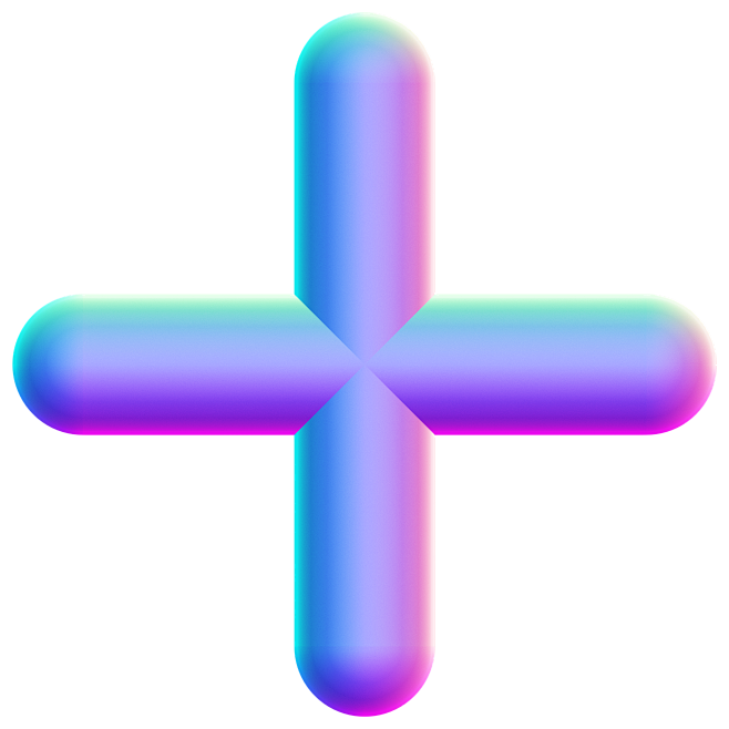 Holographic 3D shape 18 - 90个全息3D立体抽象图形元素 Holographic 3D shapes collection