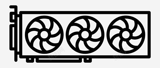 gpu显卡图标 创意素材