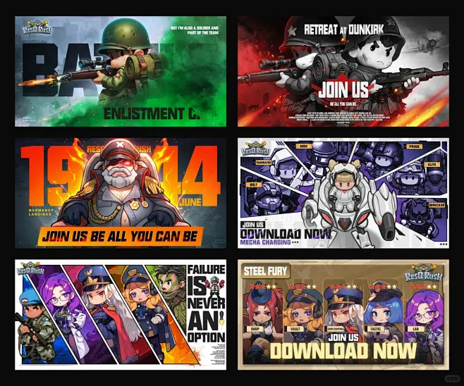 Resq Rush 买量创意视觉分享 - 小红书-花瓣网