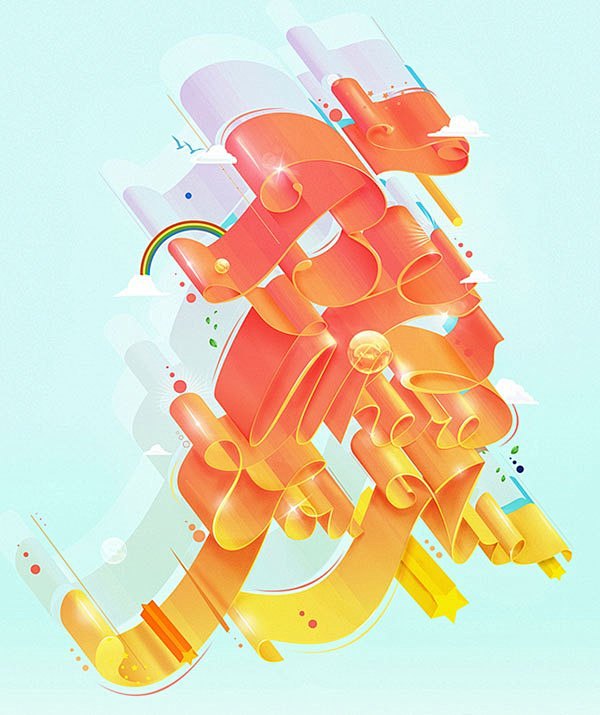 C4D-低边形#2.5D #扁平化风格#建模