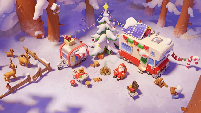 Rest after Christmas-花瓣网