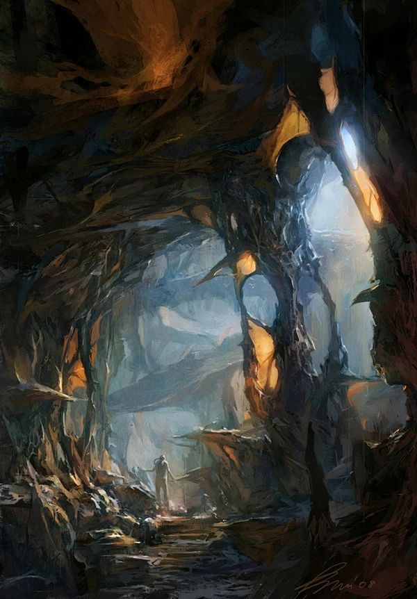 alien cave-花瓣网