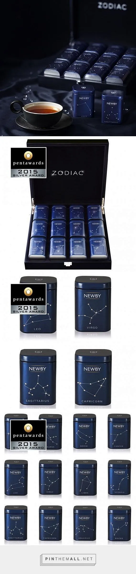 Newby Tea | ZODIAC COLLECTION GIFT SET | ZODIAC MINI CADDIES | A ...