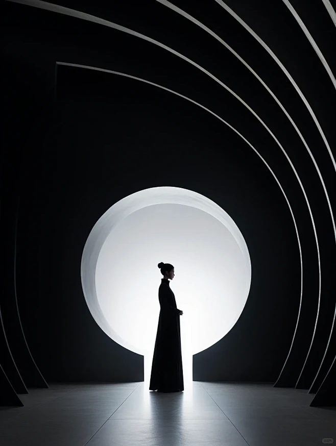 12·Midjourney每日一粒丨最美不过天青色-花瓣网