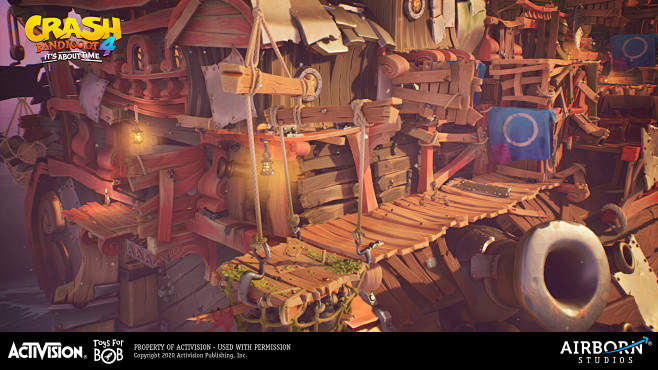 ArtStation - Crash Bandicoot 4 - Hook, Line and Sinker, Rodrigo Mizuno