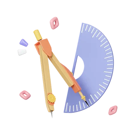 Geometry Tools 3D Icon-花瓣网