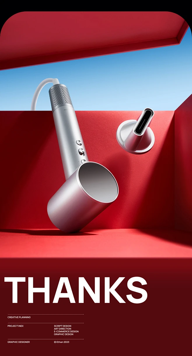 电商策划 | 锐舞HR1高速吹风机视觉策划详情页设计-花瓣网