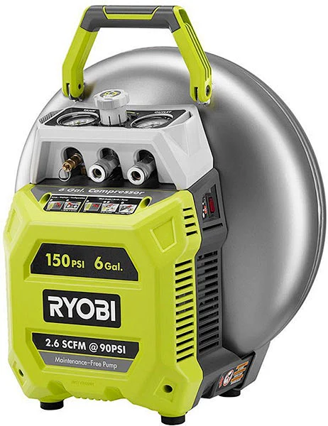 Ryobi Vertical Pancake Air Compressor-花瓣网