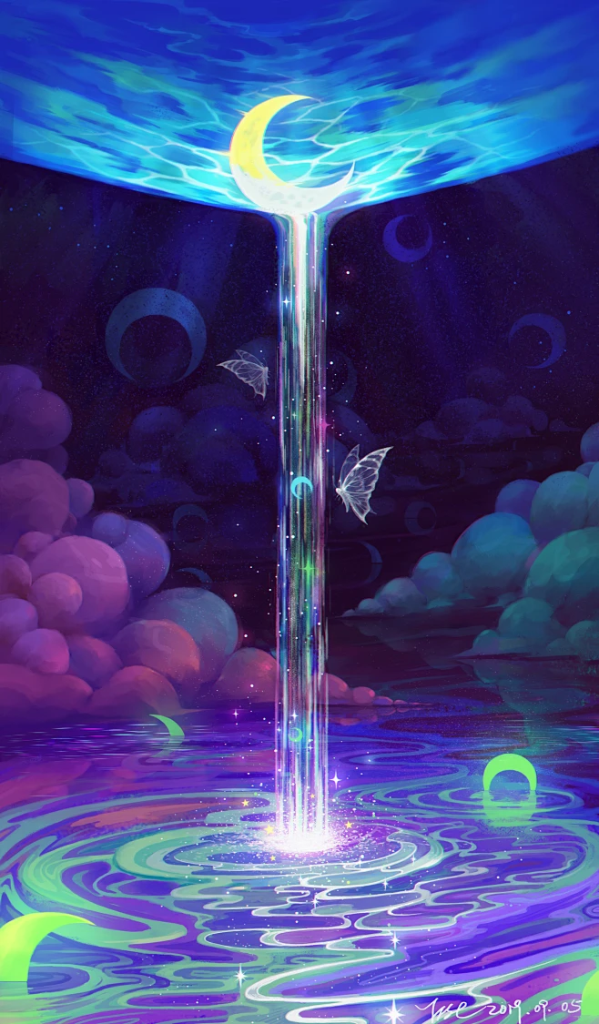 思绪乱流~流失的思绪_逍逍风了-FZSE__插画师作品_涂鸦王国gracg.com-花瓣网