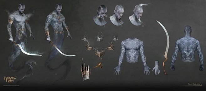 BG3: creatures-花瓣网