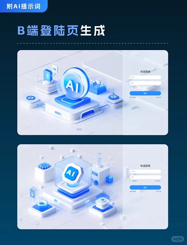 AICG出图咒语｜分享7张b端登录页 - 小红书搜索-花瓣网