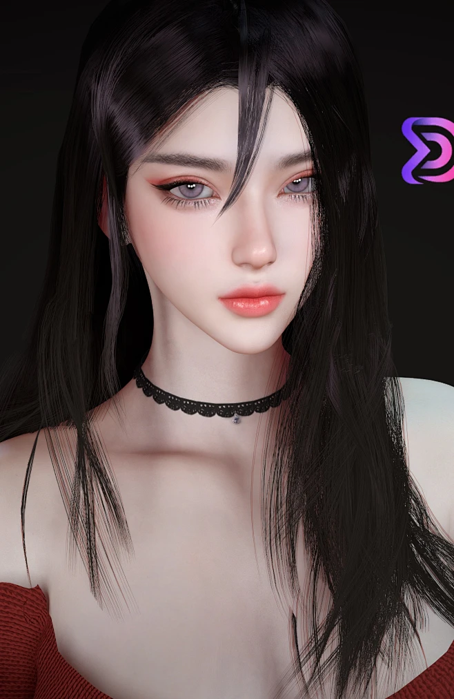 VAM,Virt_A_Mate游戏人物作品——Xun熏-原创3D角色-装备-3D原创作品,微元素 - 混血,亚洲,韩风,韩国,御姐,漂亮,美女 ...