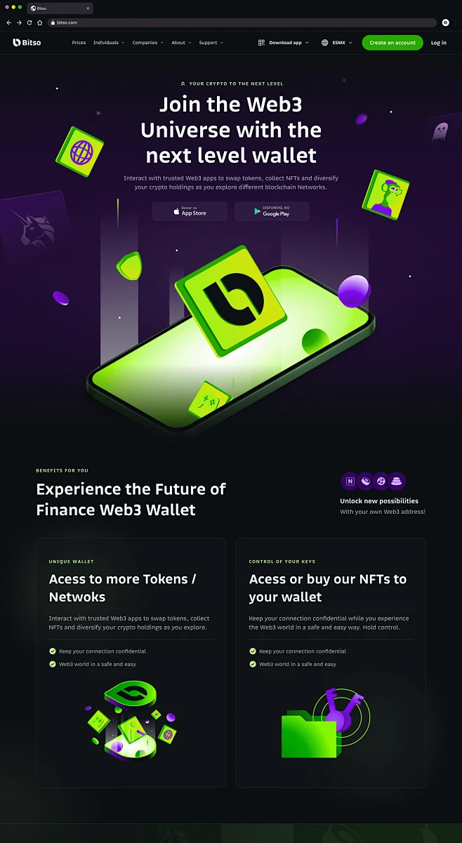 crypto crypto landing page web3 Webdesign UI/UX landing page Website Website Design ux Figma-花瓣网