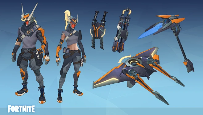 Fortnite Fan-Art, Changming Xu : It's about Fortnite fan-art work which ...