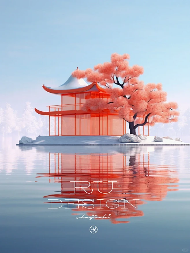 AIGC|中式建筑-花瓣网