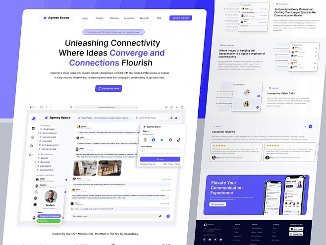Chatting Discord - Website Animation animation animation application ...