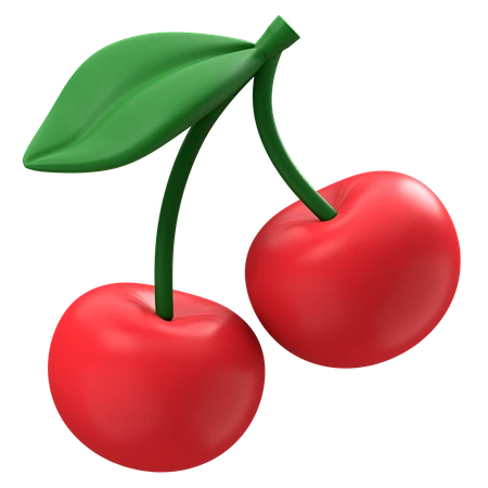 Cherry 3D Icon-花瓣网
