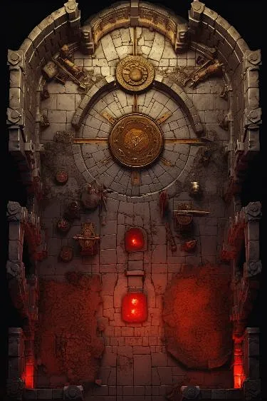 Dnd Battlemap, Final room, Labrinth-花瓣网