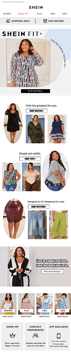 SHEIN|跨境电商|EDM|页面|纯文字|海报|促销|排版-花瓣网|陪你做生活的设计师