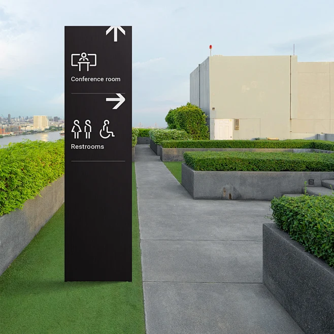 Icon icons Interior line lines Outdoor Signage signage design ...