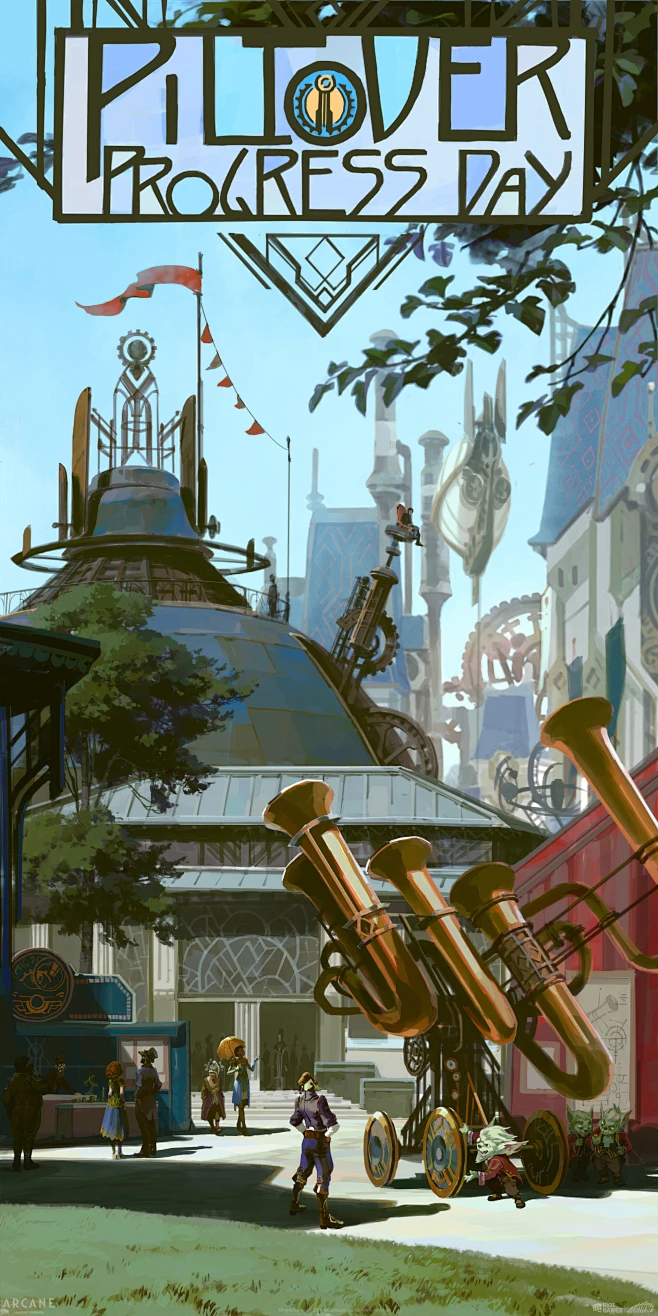 Arcane - S01E04 - Piltover progress day posters-花瓣网