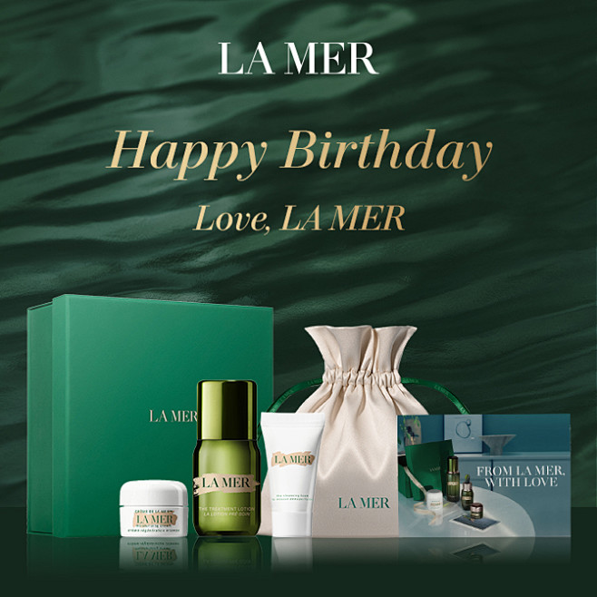 La Mer 海蓝之谜 绿宝盒 生日主图Banner LINE礼物