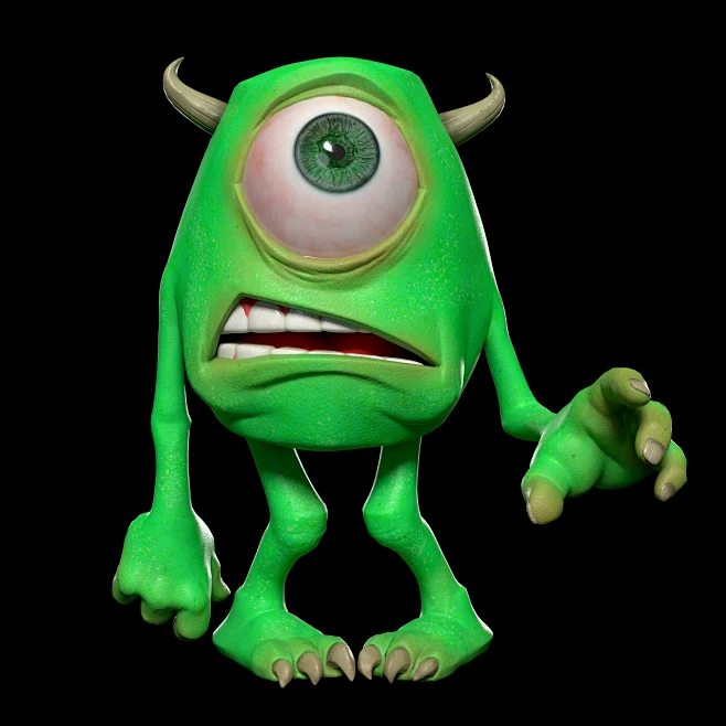 Mike Wazowski - Monsters Inc-花瓣网