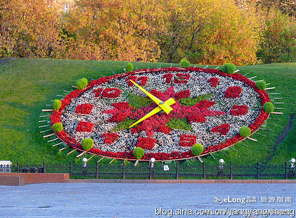 俄罗斯花钟 花坡 莫斯科 二战胜利广场, 胡来大叔旅游攻略