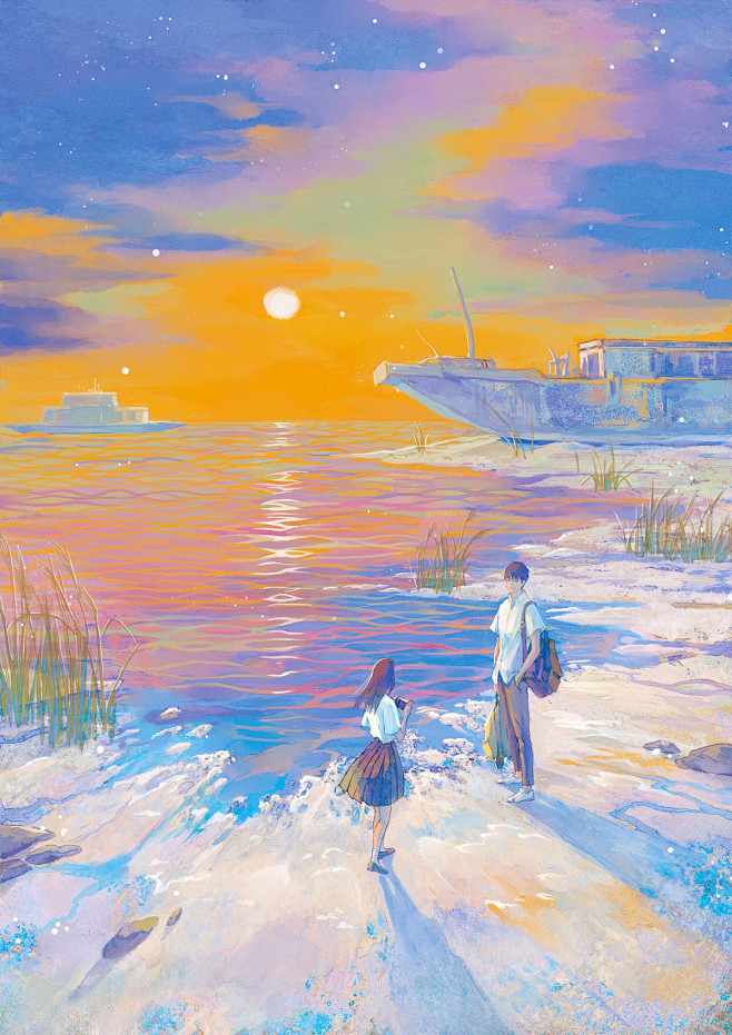 《云泥》封面_踏月锦__插画师作品_涂鸦王国gracg.com