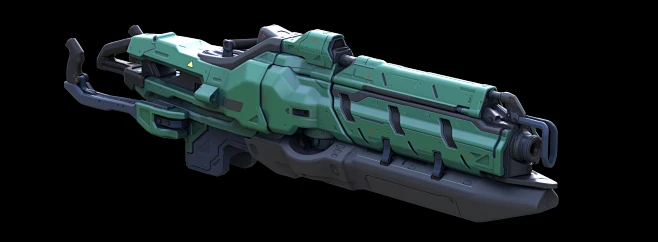 Halo 5 Gauss Cannon Turret Hires , Can Tuncer : Halo 5 UNSC Gauss ...