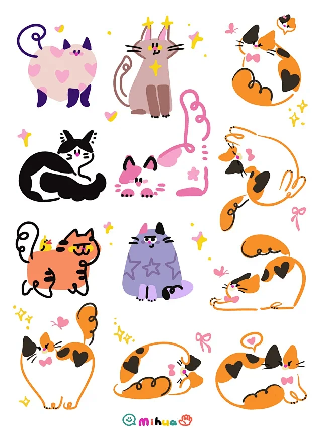 卡通猫咪 - 小红书搜索-花瓣网
