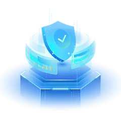 【米图网-52mitu.com】2.5d 立体 企业 商务 统计 分析 数据 展示 环绕 环形 发光 线条 可视化 云服务 盾牌 光效 25d蓝色光影背景-花瓣网