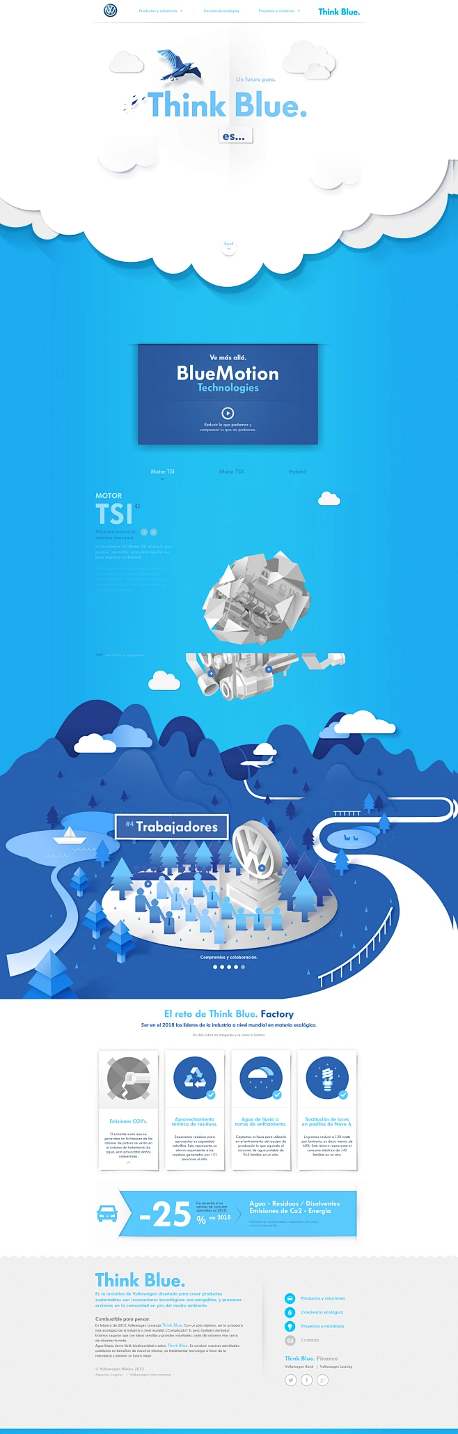 Volkswagen México - Think Blue - Productos y Soluciones图片_UI图片素材-花瓣网