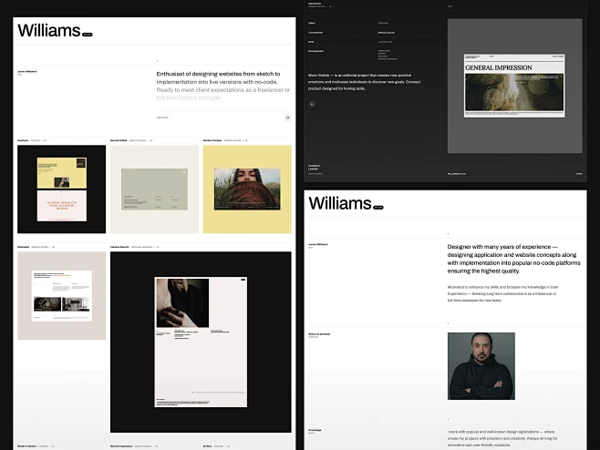 Personal Portfolio - Template #01 by Tomasz Mazurczak for Studio Design ...