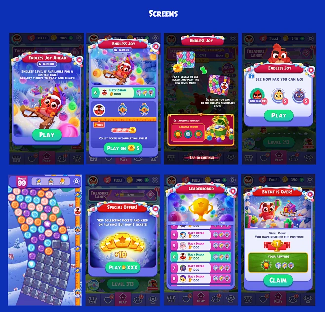Endless Joy | Angry Birds Dream Blast-花瓣网