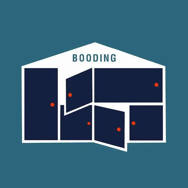 This may contain: a blue background with red dots on it and the words ...