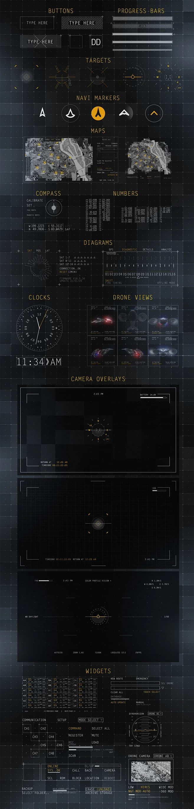 MILITARY INTERFACE PROJECT / HUD / UI-花瓣网
