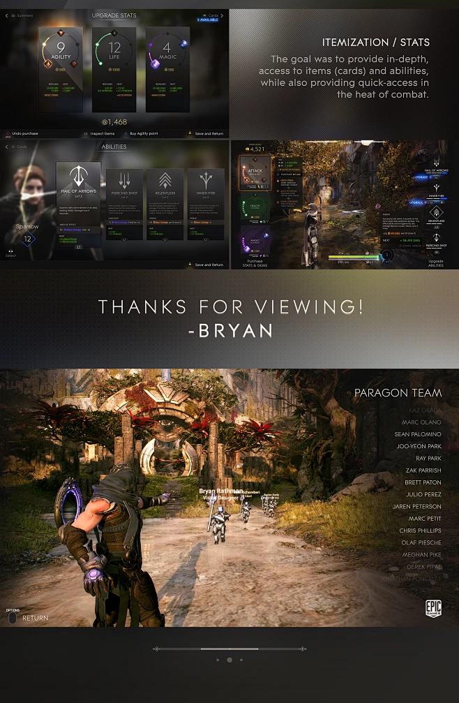 Paragon: UI/UX Design : HUD : Designing the Action / RPG / MOBA hybrid ...
