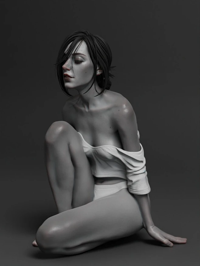 Anatomy practice-花瓣网