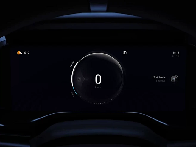 Automotive cluster design by Gleb Kuznetsov 3d animation automotive ...