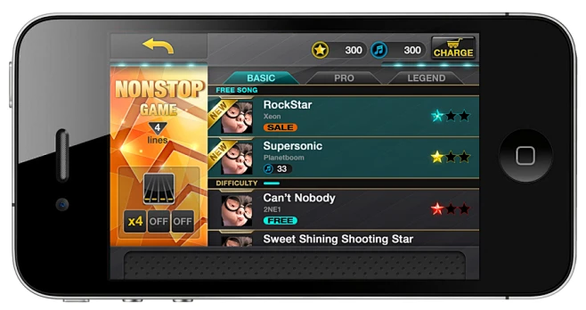 TAP SONIC : 'TAP SONIC' is music game. You can download from Apple app ...