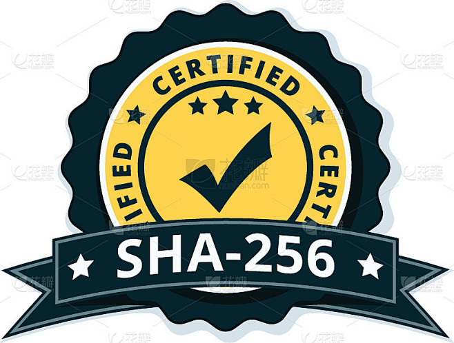 SHA-256认证标签插图