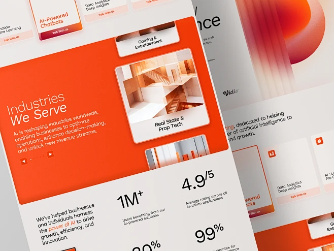 VisioAI - AI Consulting Company Landing Page Website by Adhiari Subekti ...