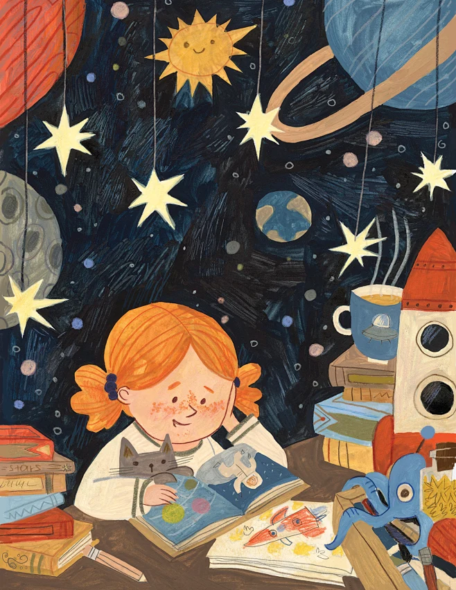 Outerspace - Adobe Coloring Book : A coloring book page for @adobe ...