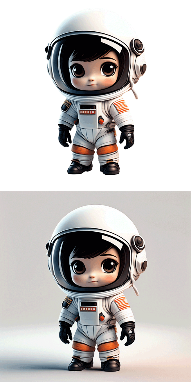 一个chibi风格的宇航员-通义万相-d852_1
