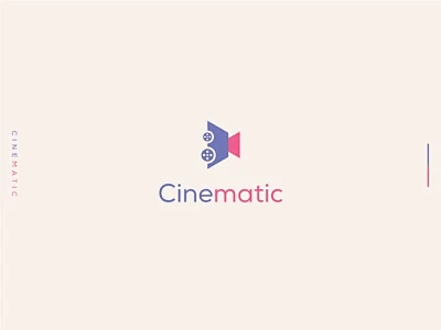 Cinematic Logo + Film Reel Logo logo trending ux ui cinema-花瓣网